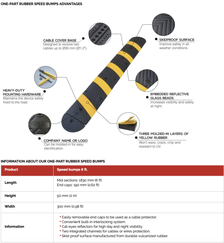 Speed Bumps - Prairie Ground Solutions Inc.